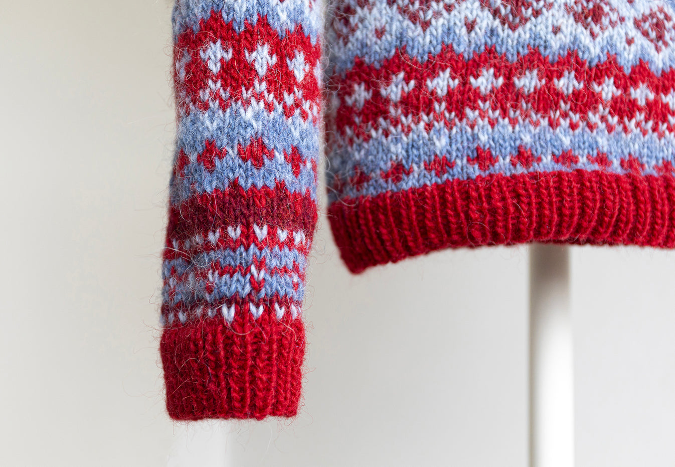 Icelandic Lopapeysa Sweater Knitting Pattern • Foss Striped Yoke Pullo ...