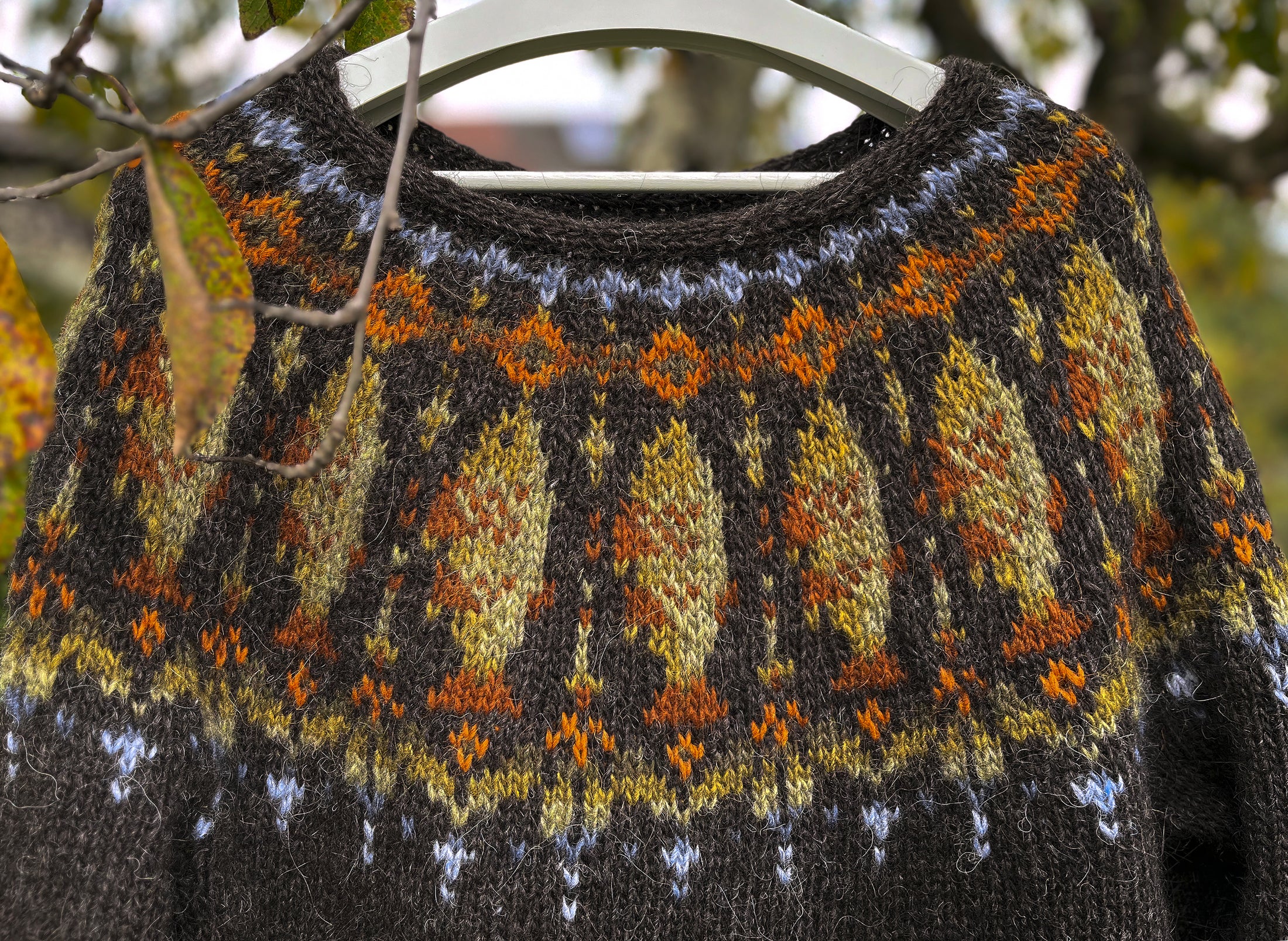 LOFOTEN Icelandic Lopapeysa Sweater Knitting Pattern – Olga Begak Art ...
