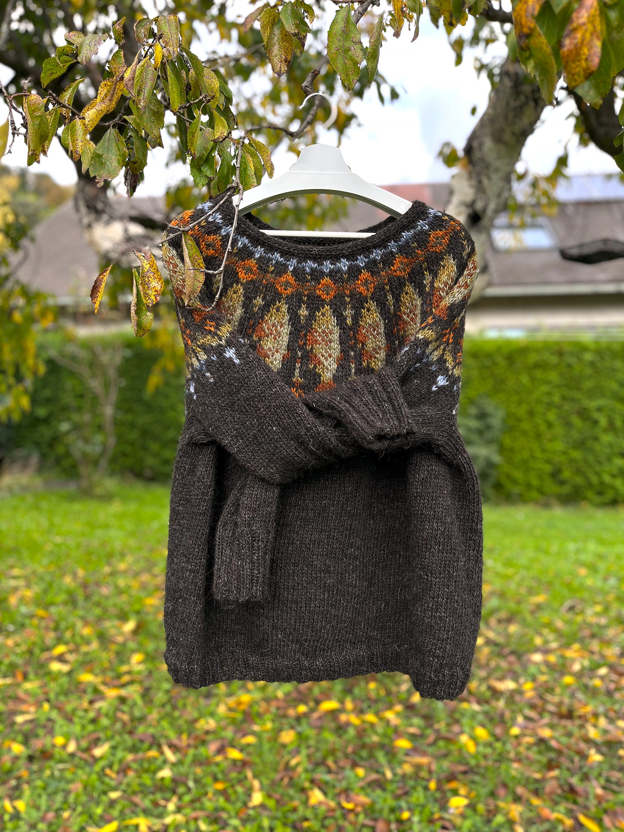 LOFOTEN Icelandic Lopapeysa Sweater Knitting Pattern – Olga Begak Art ...