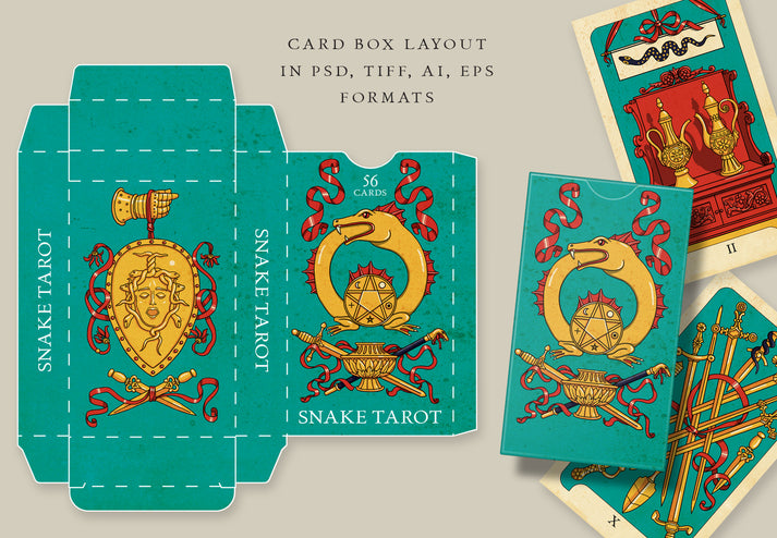 SNAKE TAROT Minor Arcana Deck – Olga Begak Art & Design